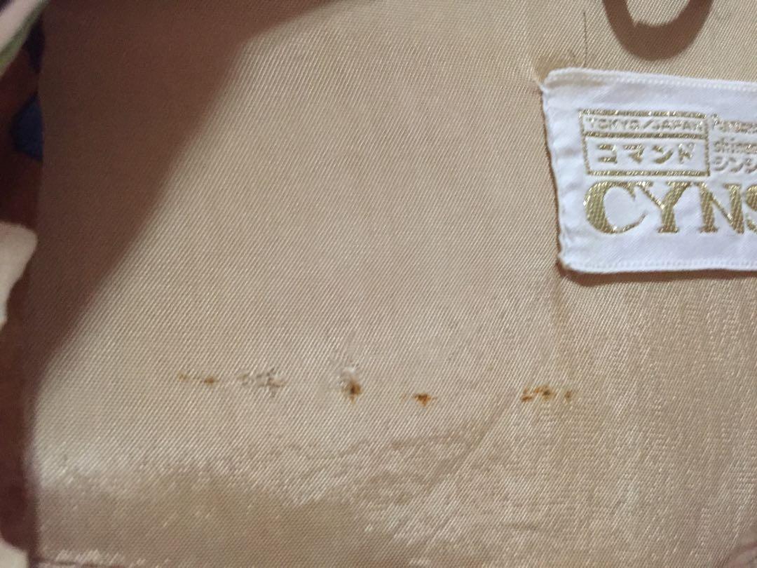 Vintage Cynsia Japan Tan Printed Dress, Women's Fashion, Dresses & Sets ...