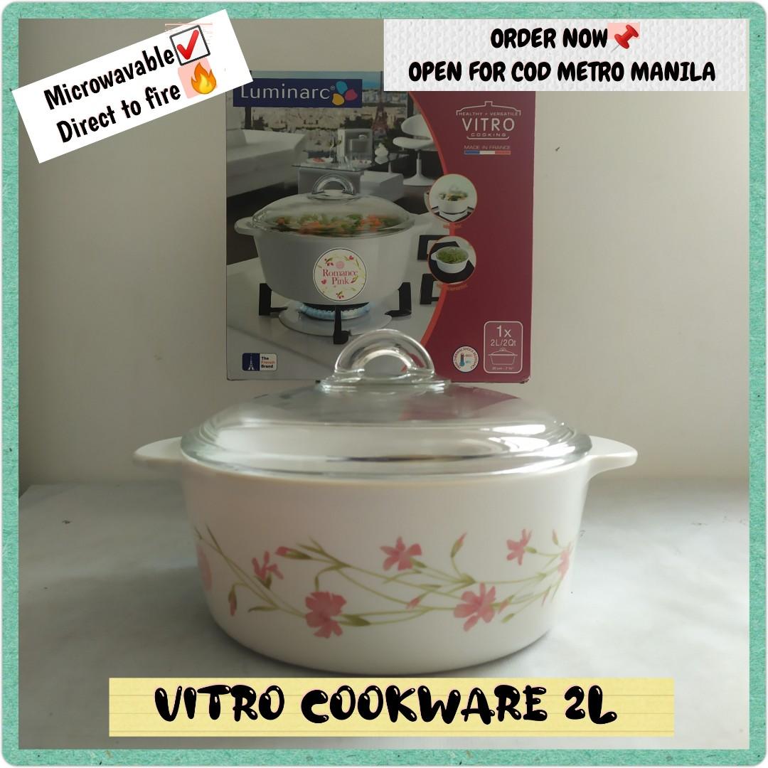 VITRO COOKWARE LUMINARC 2L Direct to fire 🔥 Microwavable / Quality ...