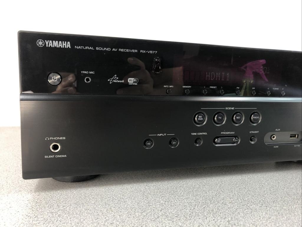 Yamaha RX-V577 WiFi AV Receiver 7.2 Channel Network, Dolby TrueHD, DTS ...