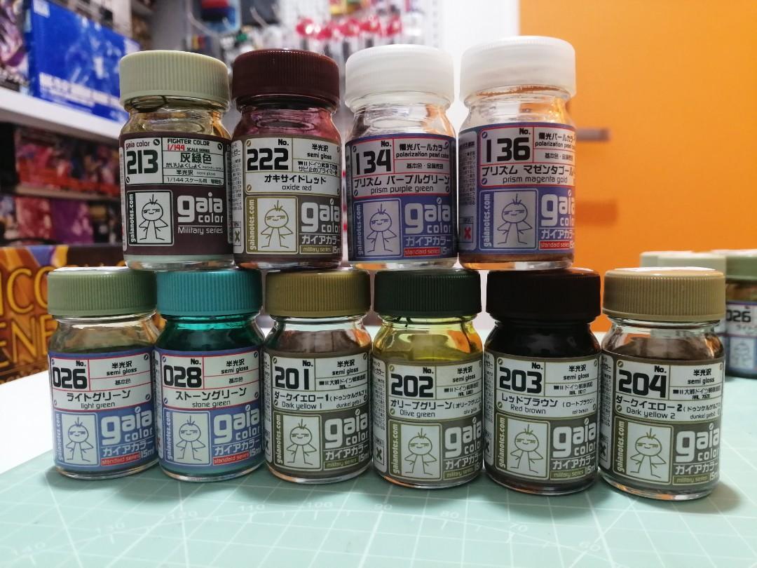 【現貨 📦📦 全新 🔥 GAIA 蓋亞 gaianotes 油 基本色 金屬色 軍事 metallic 透明 系列】請看產品描述, 興趣及遊戲 ...