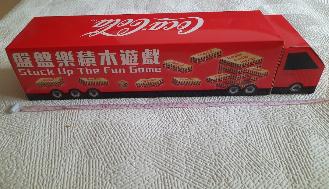 可口可樂層層疊/ 盤盤樂積木遊戲 Coca Cola Jenga / Stack Up Game, 古董收藏, 古董收藏 - Carousell