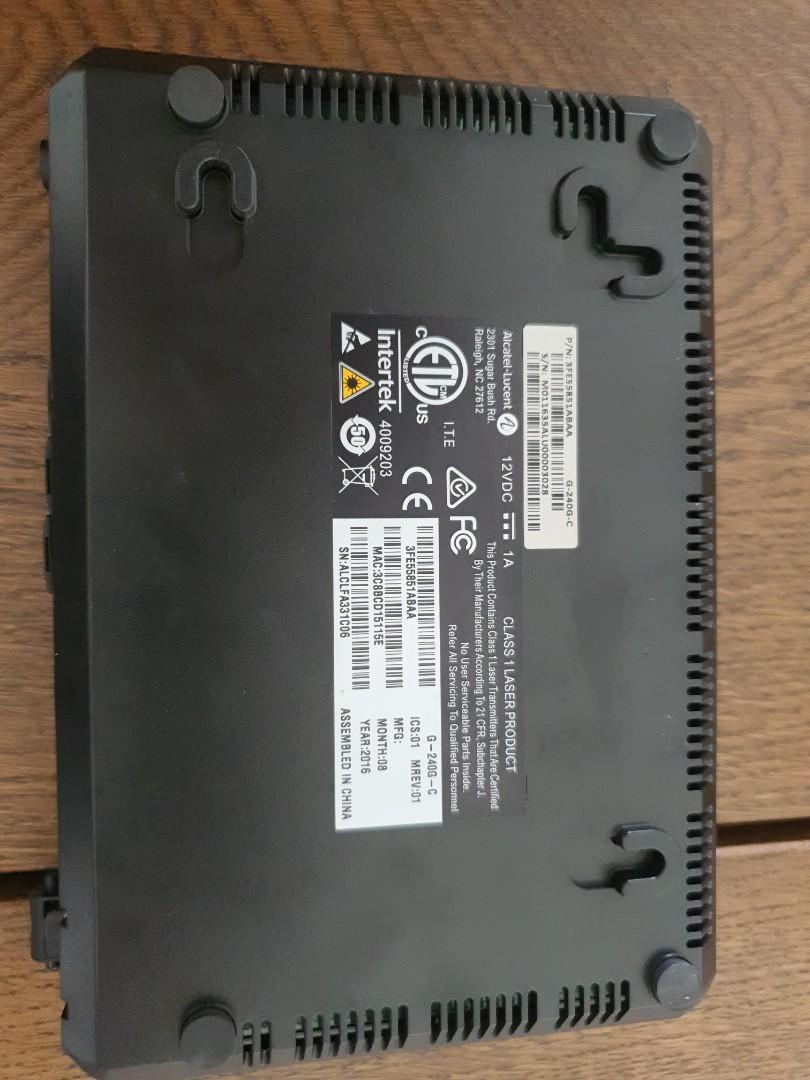 Alcatel-Lucent Optical Network Terminal, Computers & Tech, Parts ...