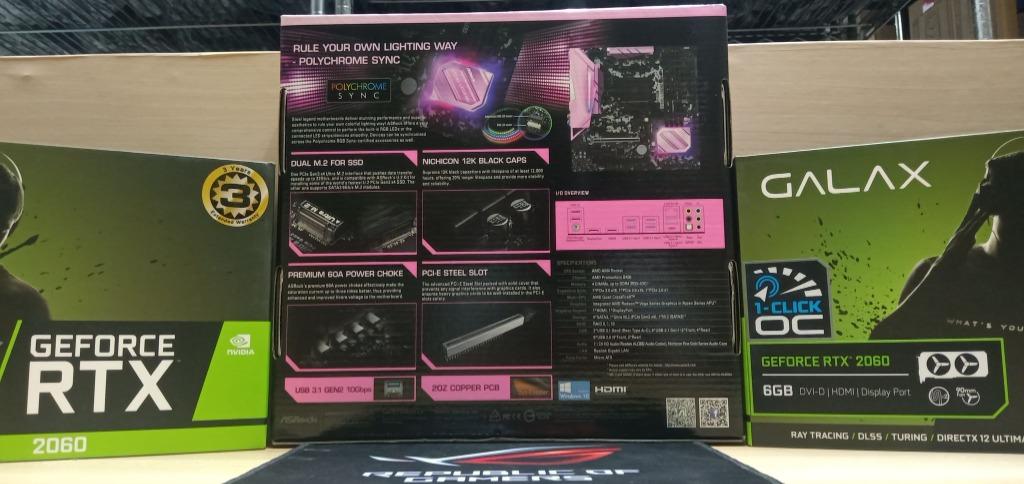 Asrock B450M Steel Legend Pink Edition Socket Am4 Ddr4 Gaming ...