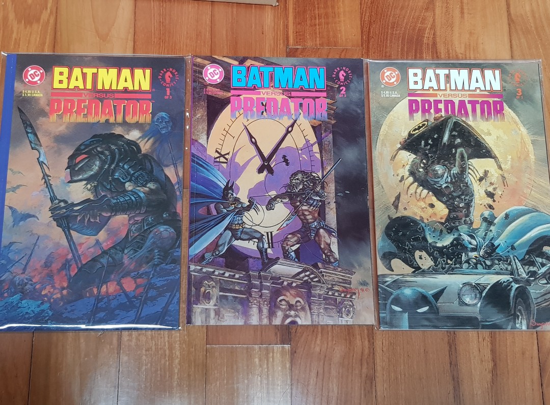 BATMAN VS PREDATOR DC COMICS DARK HORSE COMICS, Hobbies & Toys, Books ...