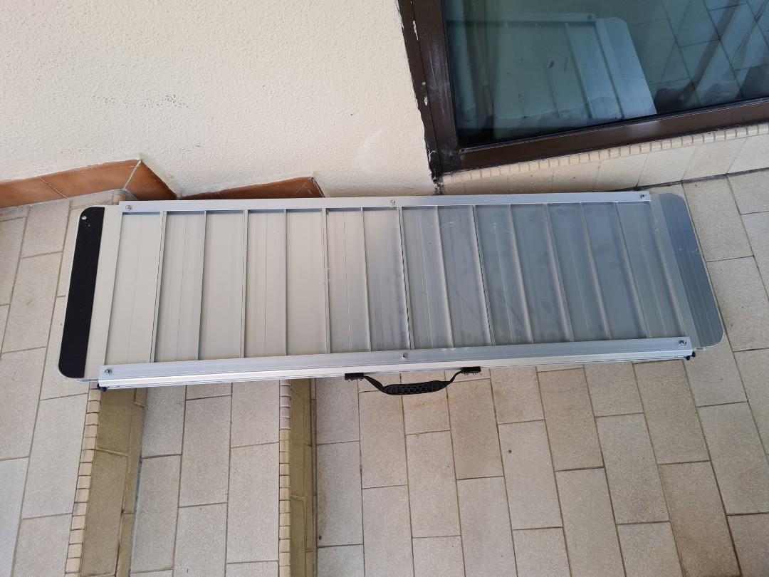 Bi-fold Aluminum Ramp 3.5ft, Furniture & Home Living, Outdoor Furniture ...