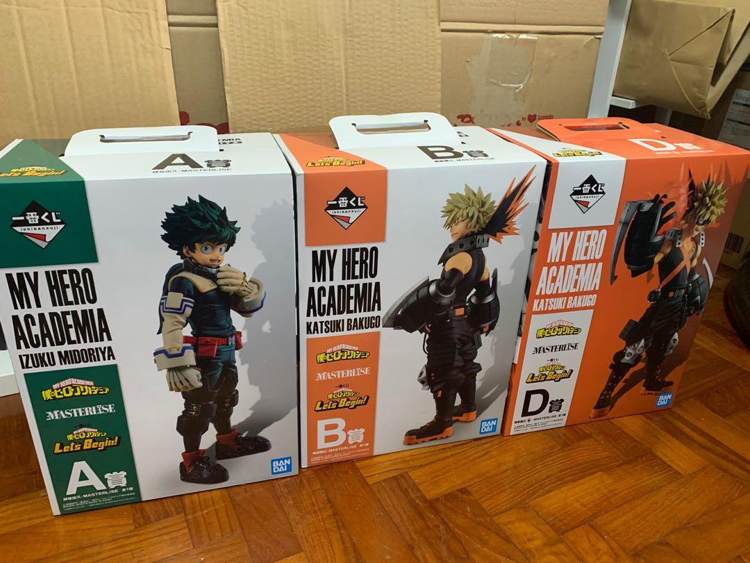 BNHA MHA my hero academia figurine Kuji Let’s begin Deku bakugou ...