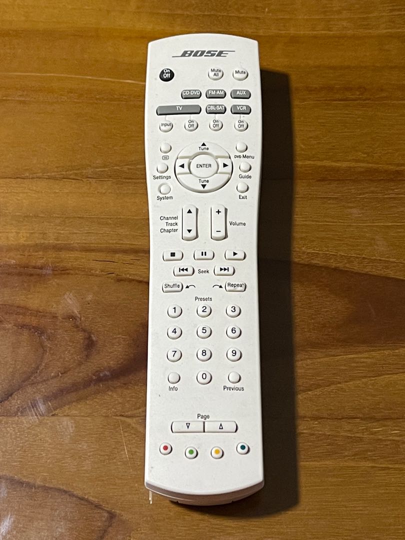 Bose AV 18/38/48 Remote Control, TV & Home Appliances, TV ...
