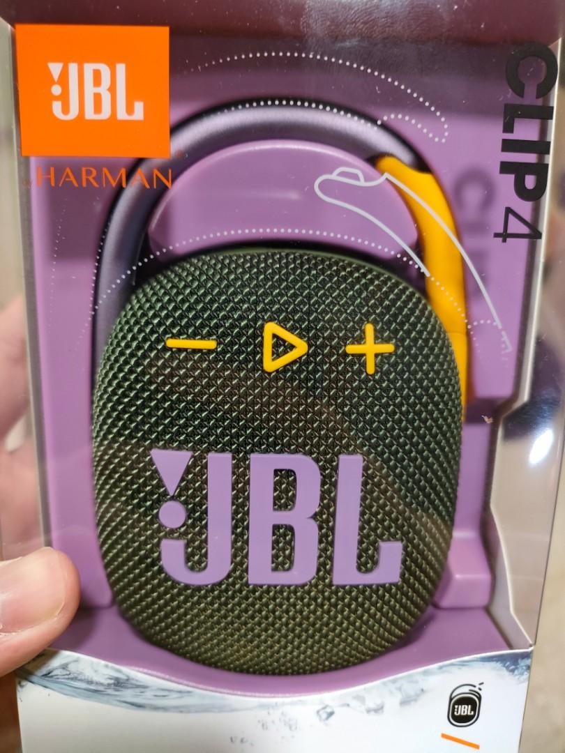 BRAND NEW JBL clip 4 bluetooth speaker army green colour, Audio ...