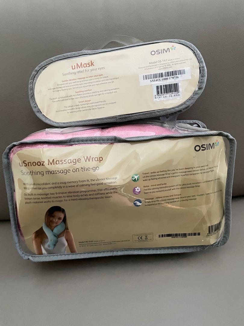 Brand New Osim uMask Eye Massager and uSnooz Massage Wrap Bundle ...