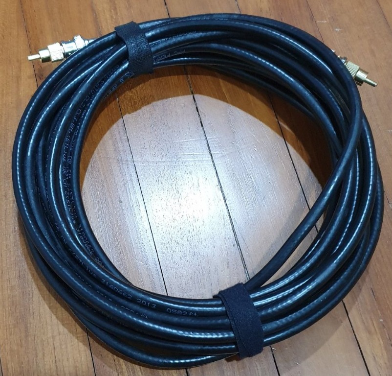 [Brand New] PPC Perfect Flex 75 Ohm 8M Black Coaxial Cable P6S90VVRFNE ...