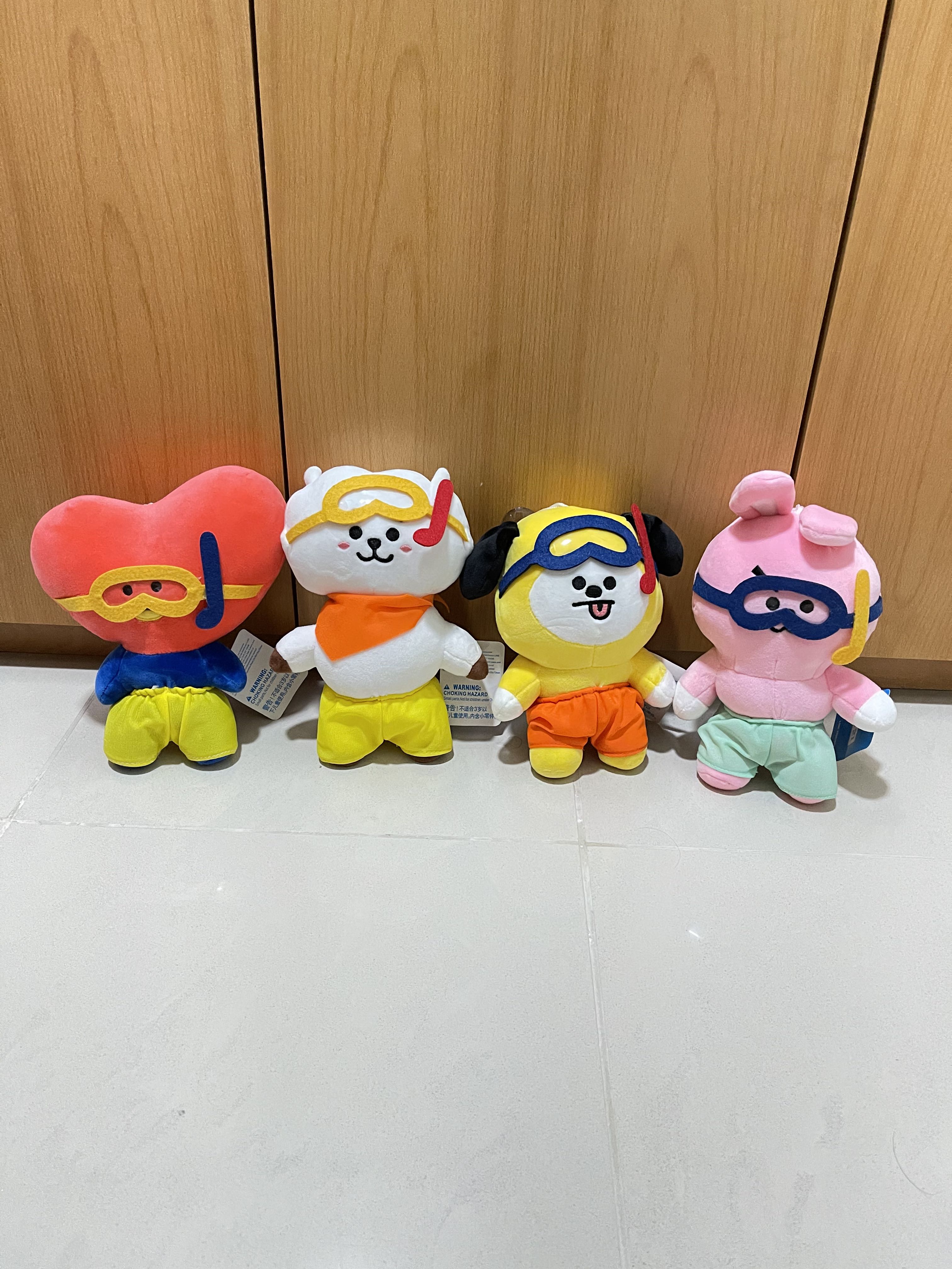 BT21 plushie (summer edition), Hobbies & Toys, Memorabilia ...