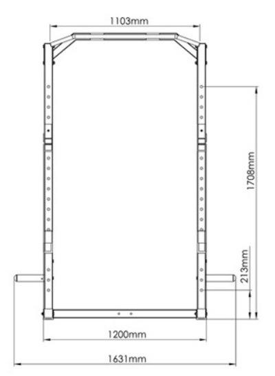 CHEAP HALF RACK ALL IN ONE WITH CABLE LAT PULLDOWN ATTACHMENT vitox ...