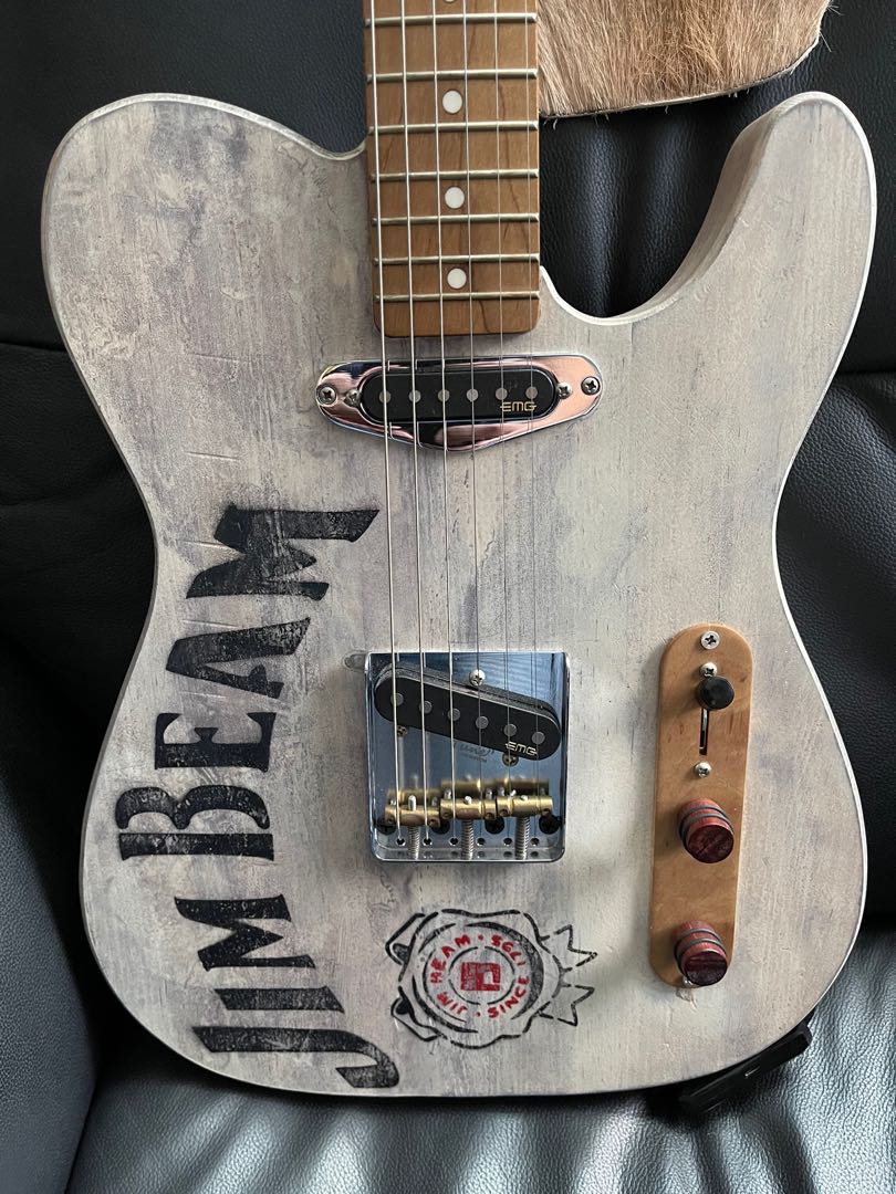 Custom made Tele Jim bean - EMG pickup, Hobbies & Toys, Music & Media ...