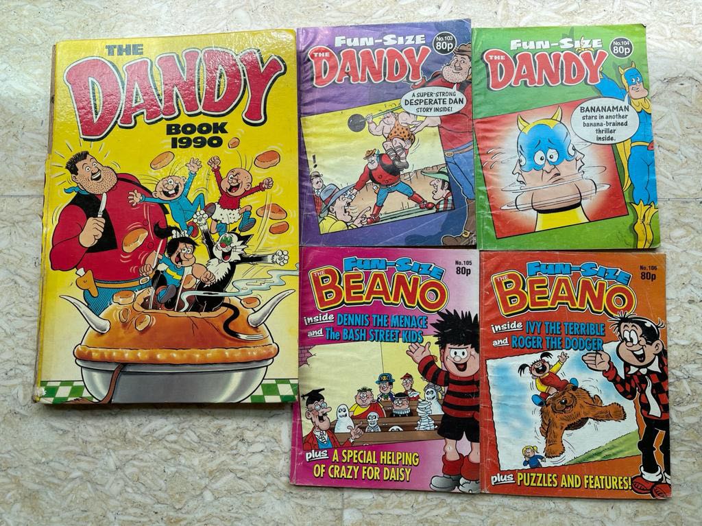 Dandy comic hard cover Book 1990/ Dandy comics / Beano comics, Hobbies ...