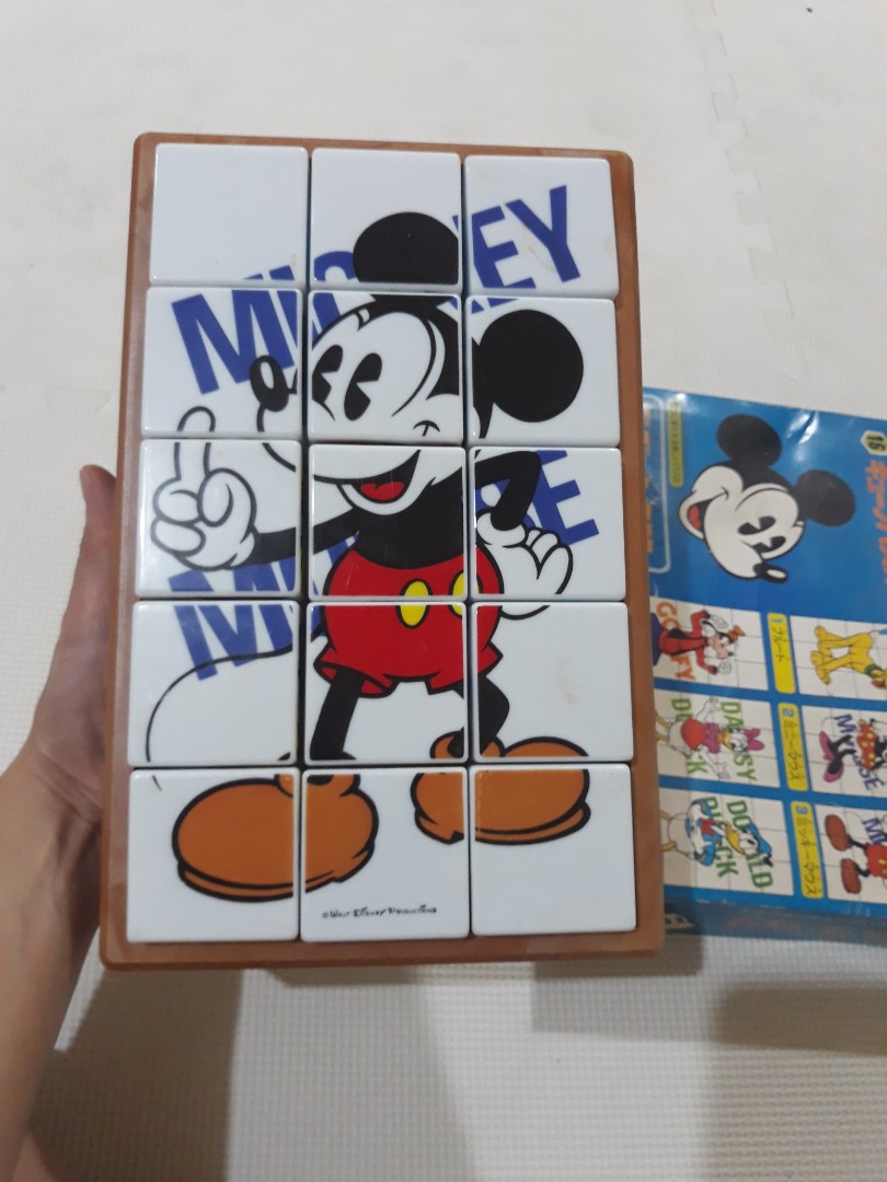 DISNEY MICKEY MOUSE Cube Puzzle 6 characters, Hobbies & Toys, Toys ...