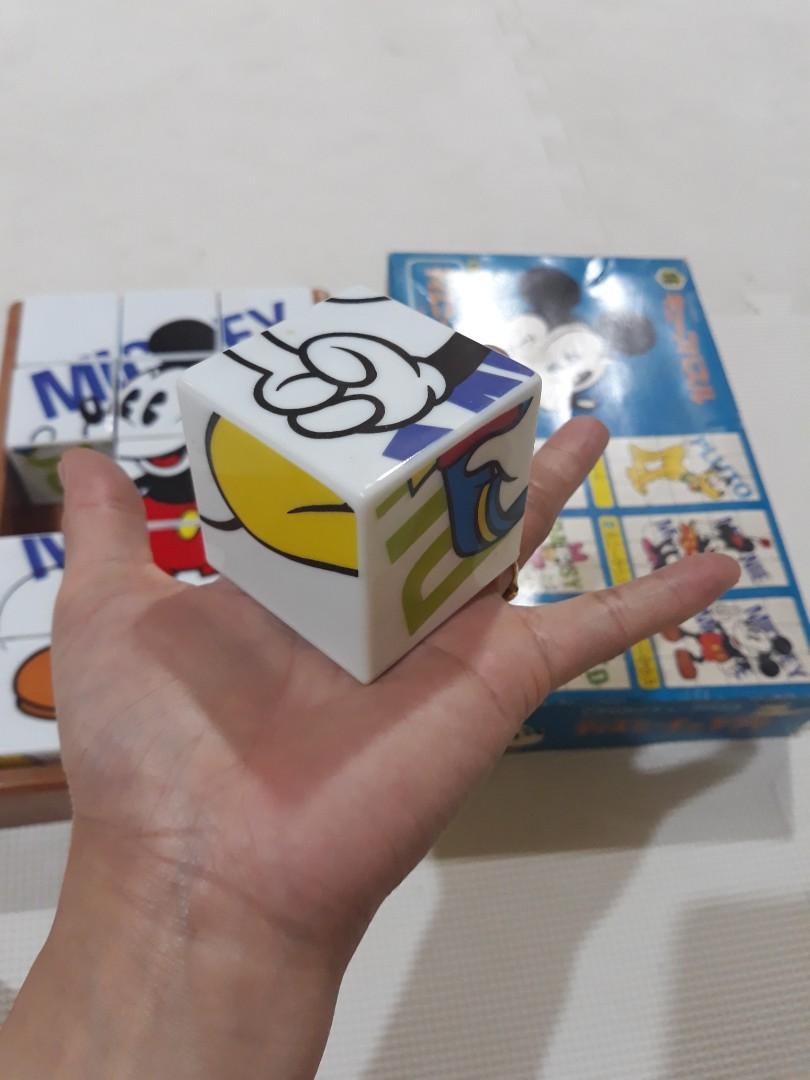 DISNEY MICKEY MOUSE Cube Puzzle 6 characters, Hobbies & Toys, Toys ...
