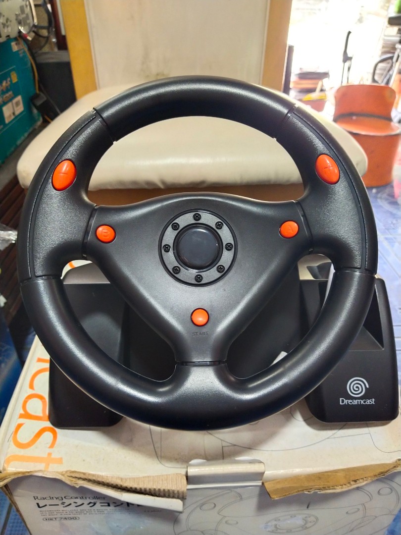 Sega Dreamcast Racing Controller, Video Gaming, Gaming Accessories ...