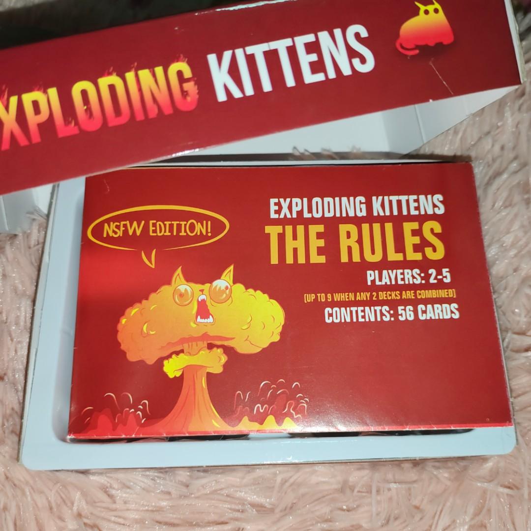 Exploding Kittens Card Game, Hobbies & Toys, Toys & Games on Carousell