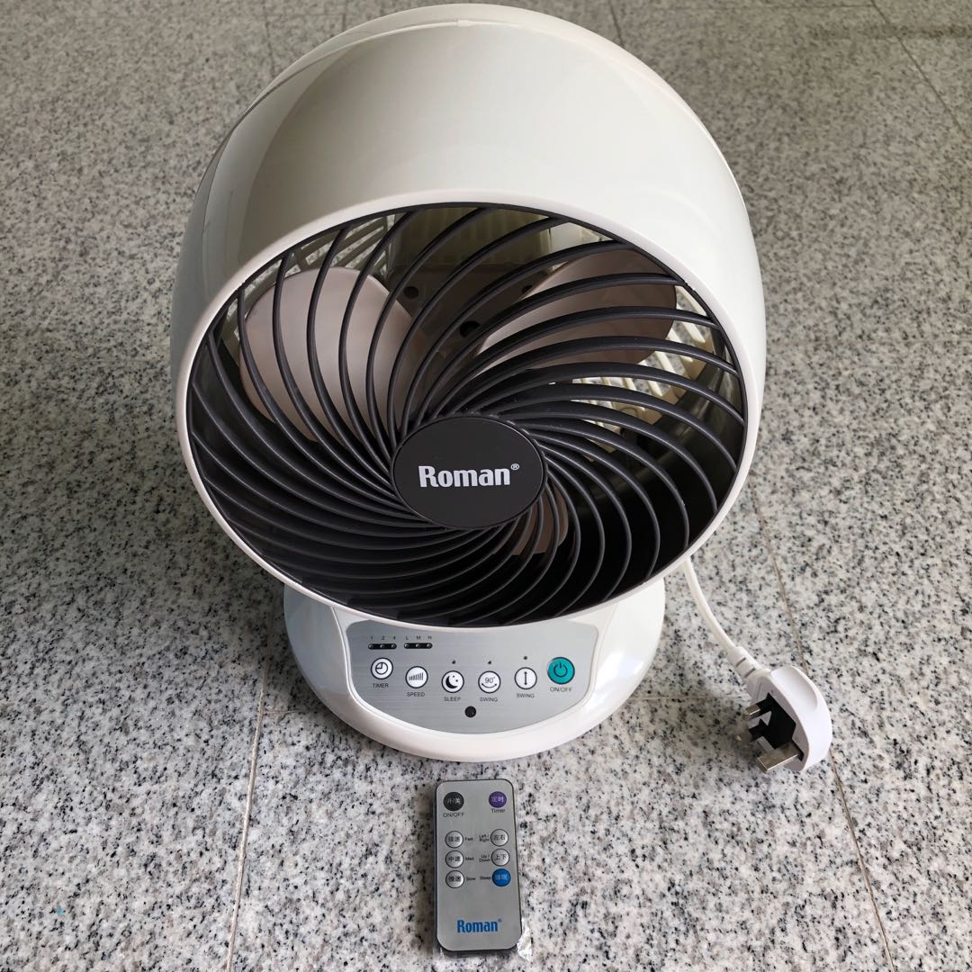 Powerful Fan with Full Remote Control, Furniture & Home Living ...