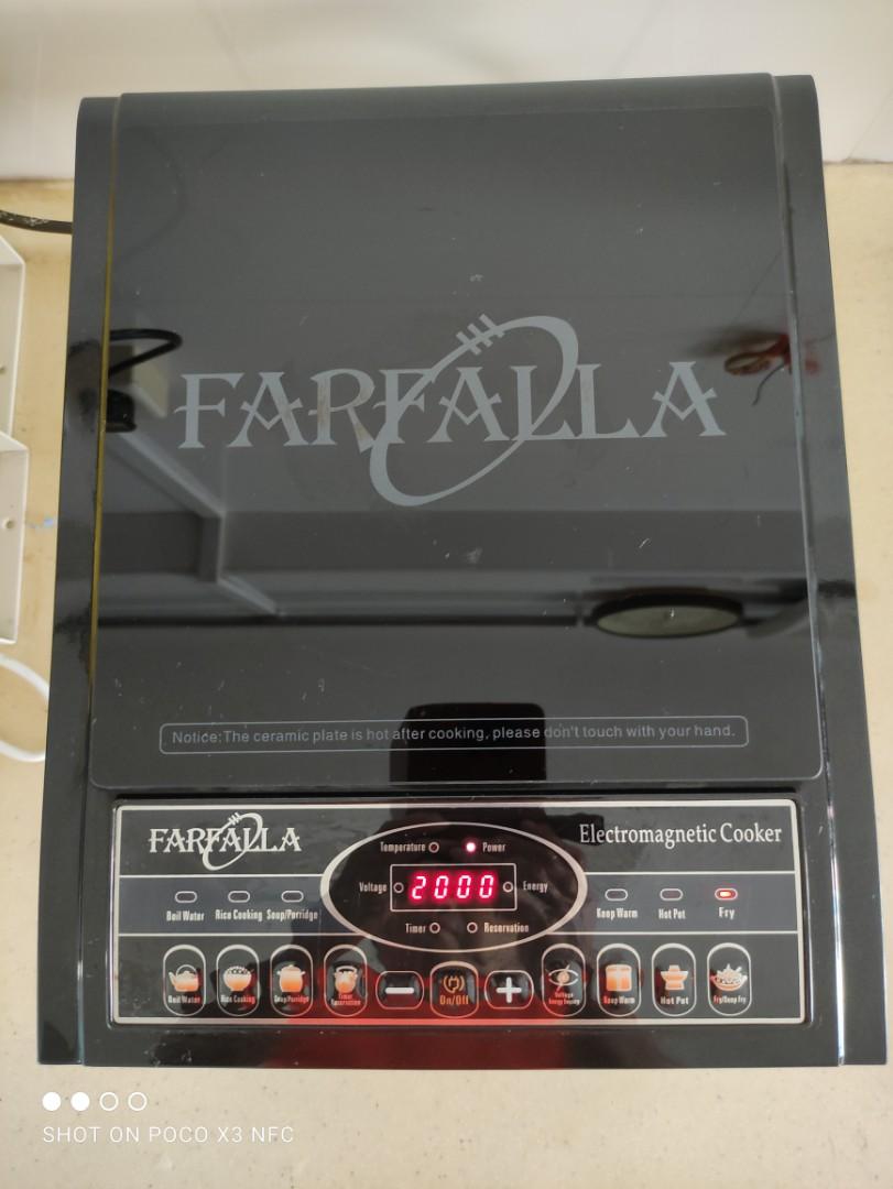 Farfalla Electromagnetic Cooker Model : FEC-20SD6, TV & Home Appliances ...