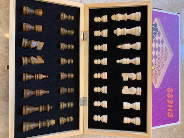 (FAST DELIVERY ) 29 CM NEW WOODEN MAGNETIC CHESS SET HIGH QUALITY CHESS ...