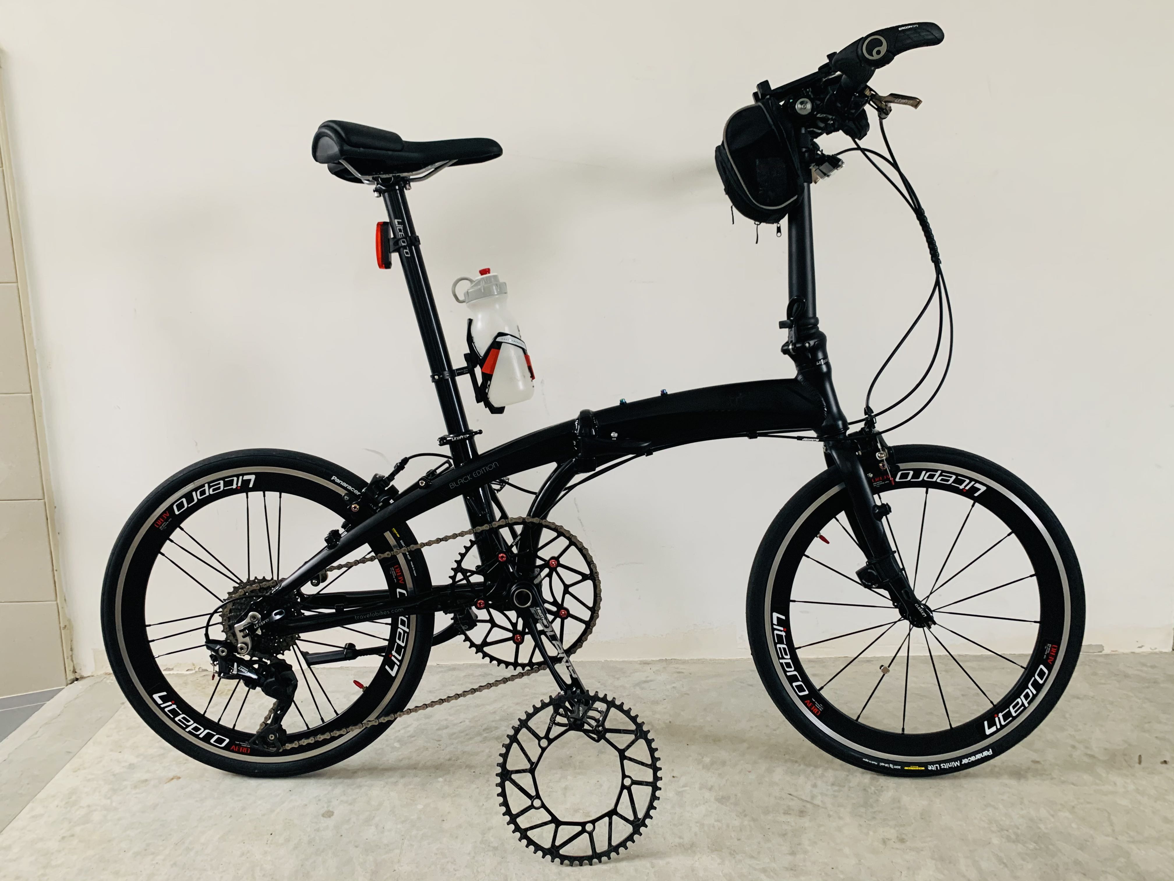 Foldable Bike - travelo black edition, Sports Equipment, Bicycles ...