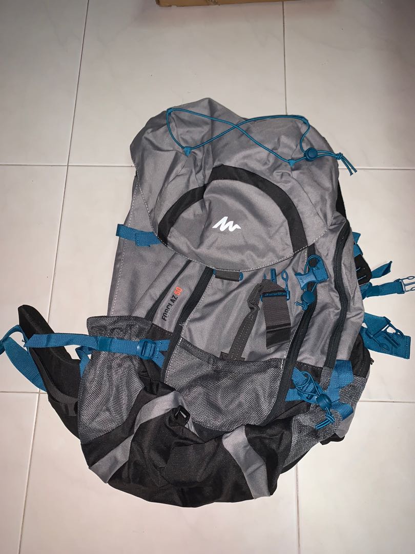 50 Liter Forclaz Hiking Trekking Backpack, Men's Fashion, Bags, Backpacks on Carousell