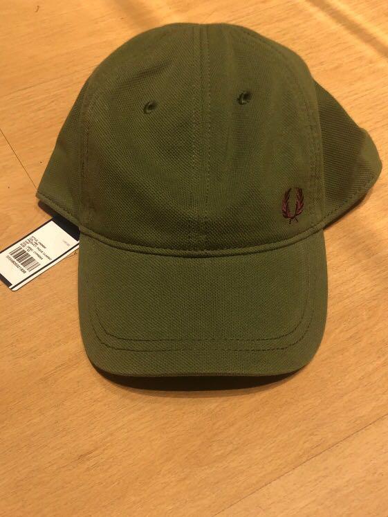 Fred Perry Cap Cypress Green, Men's Fashion, Watches & Accessories ...