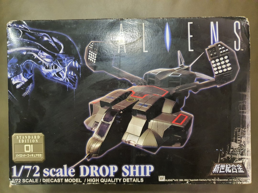 Free delivery! RARE VINTAGE ALIENS DROP SHIP DIE CAST VEHICLE space ...