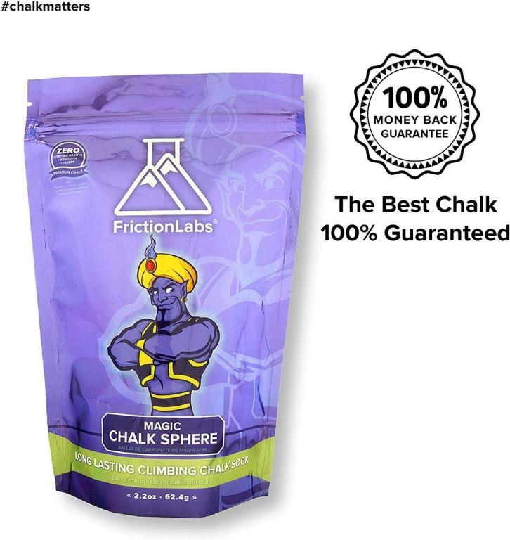 Friction lab MAGIC - REUSABLE CHALK SPHERE climbing chalk, Sports ...