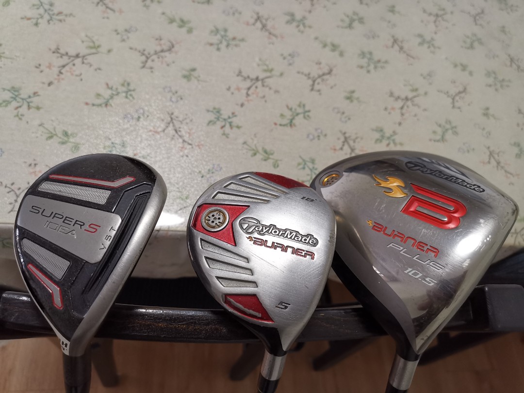 Full set golf club, driver, wood, hybrid, 4-s iron and putter, Sports ...