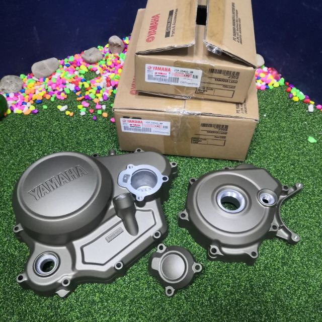 Gold Engine Casing, Motorcycles, Motorcycle Accessories on Carousell