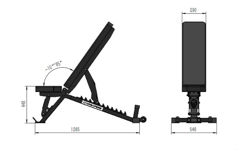 Gym Reapers Adjustable Bench BN PROMO READY STOCK, Sports Equipment ...
