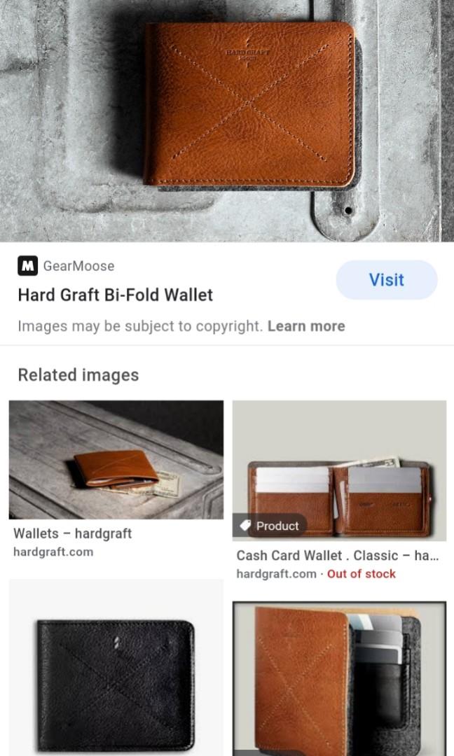 Hard Graft Bi-fold wallet made in Italy, Men's Fashion, Watches ...