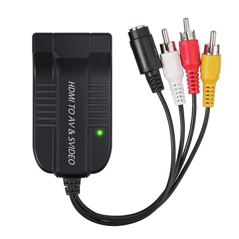 HDMI To AV CVBS S-video Converter Adapter Composite R/L Audio & AV ...