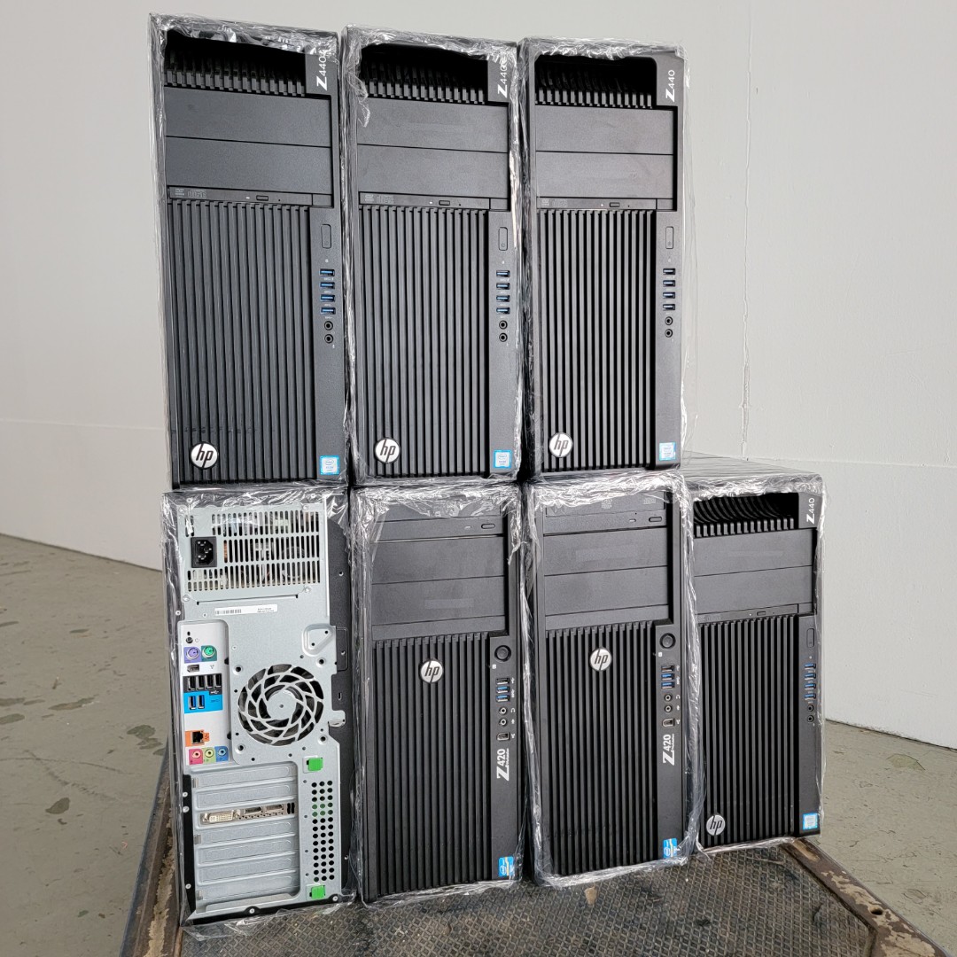 HP Z440, Z420 Workstations, Intel Xeon E5 Series, 16 Cores 32 threads ...