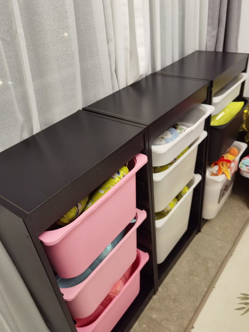 IKEA Trofast storage unit with drawers, Furniture & Home Living, Home ...