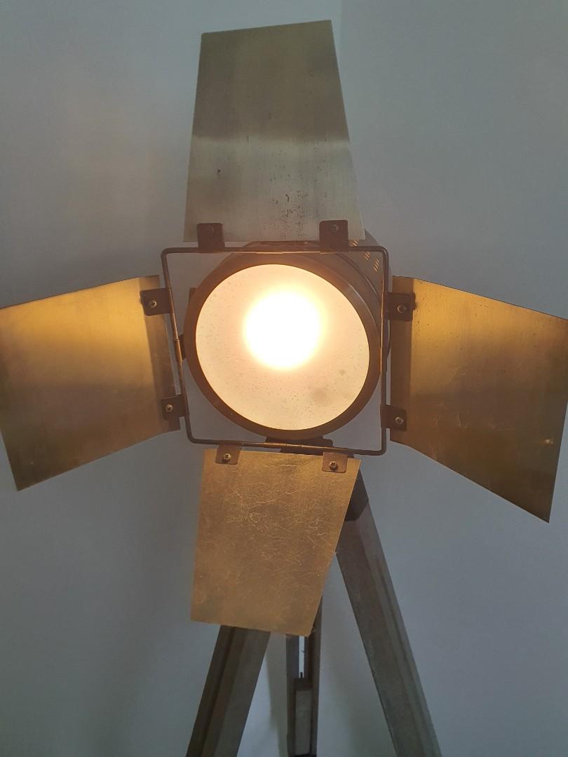 Industrial standing lamp, Furniture & Home Living, Lighting & Fans ...