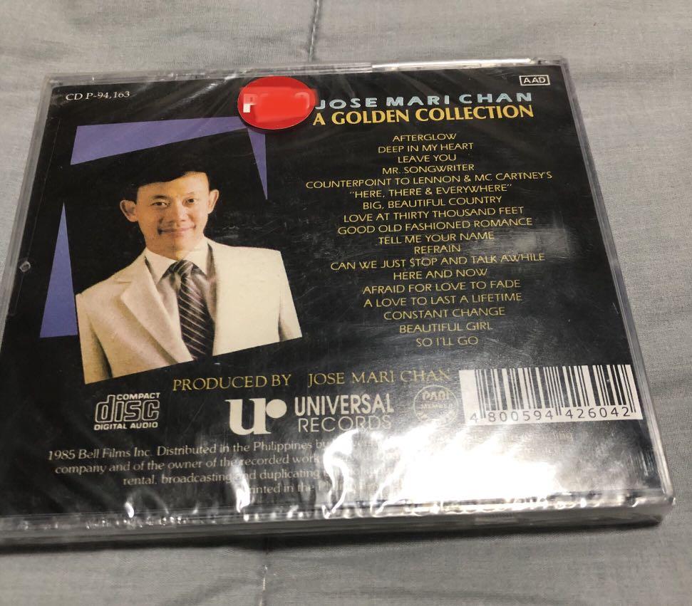Jose Mari Chan A Golden Collection Cd, Hobbies & Toys, Music & Media ...