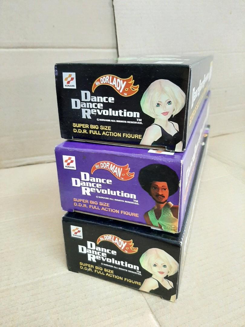 Konami Dance Dance Revolution Mr Ddr Ms Ddr Big Size Ddr Action Figure Hobbies And Toys Toys