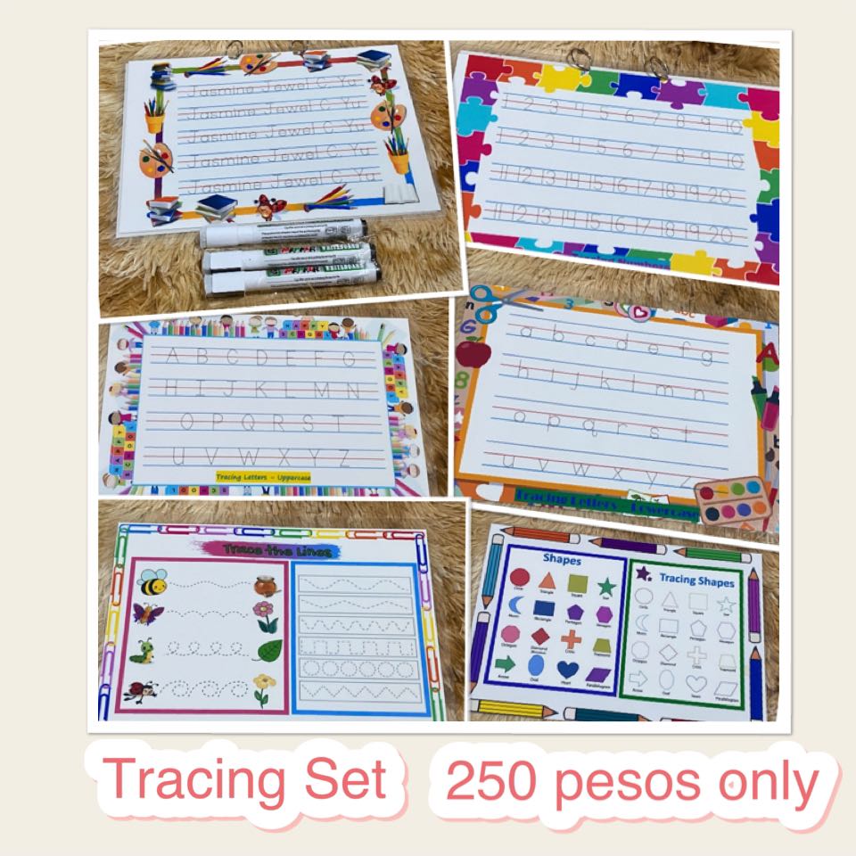 Laminated Tracing Set, Hobbies & Toys, Books & Magazines, Textbooks on ...