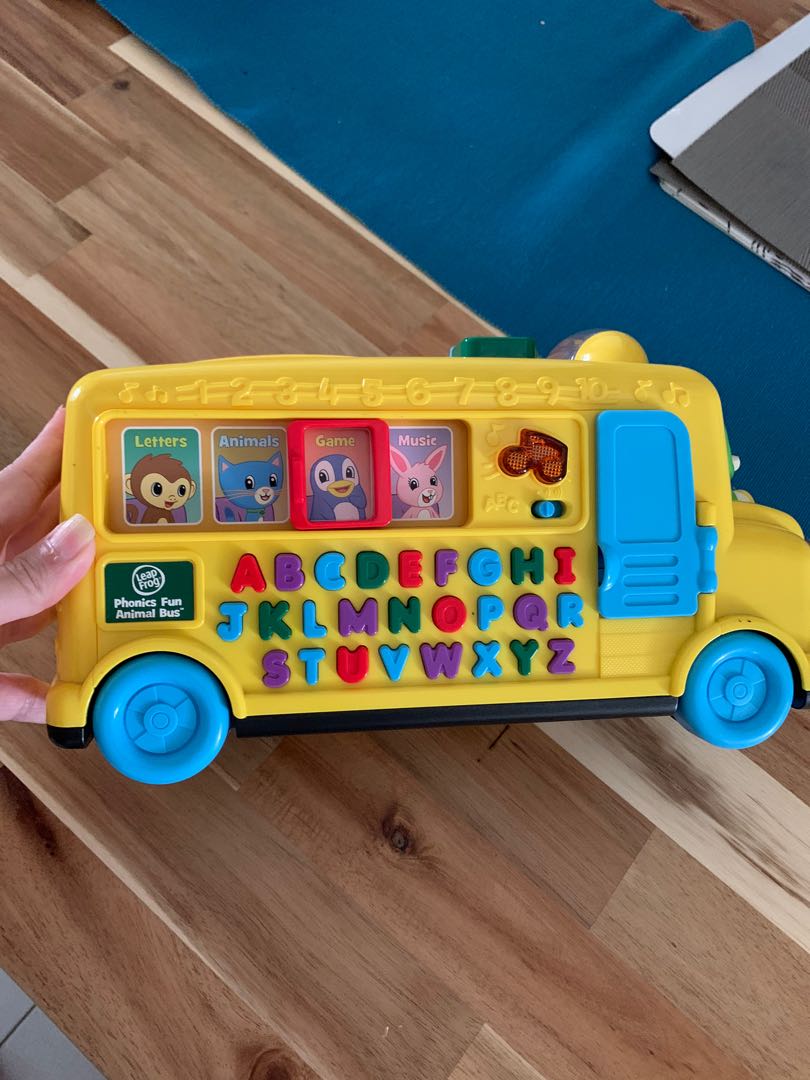Leapfrog ABC bus, Babies & Kids, Infant Playtime on Carousell