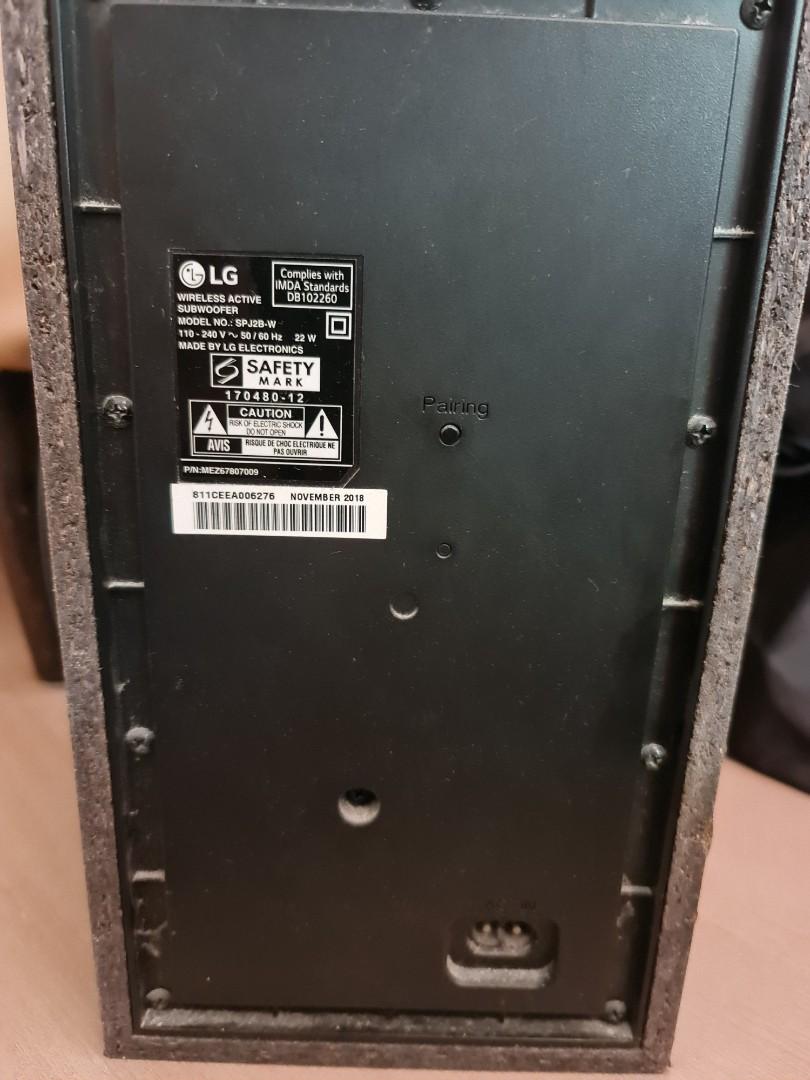 LG sub woofer, Audio, Soundbars, Speakers & Amplifiers on Carousell
