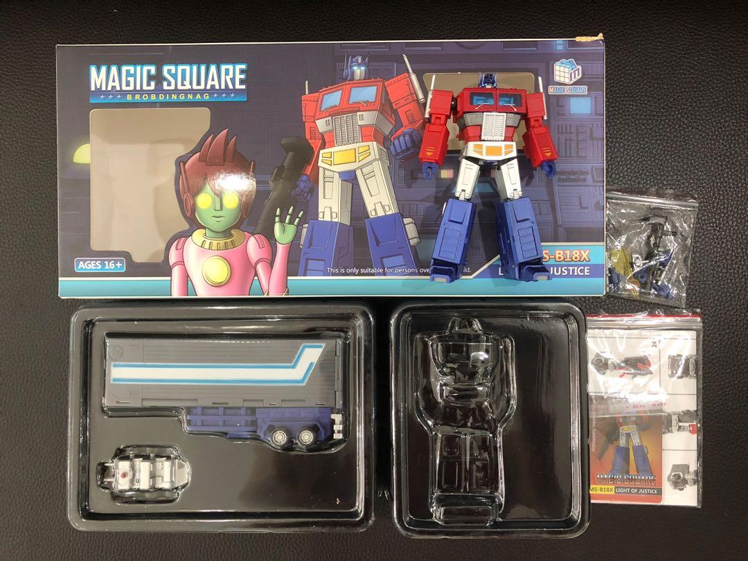 MAGIC SQUARE 3rd Party Transformers Optimus Prime and Megatron Set ...