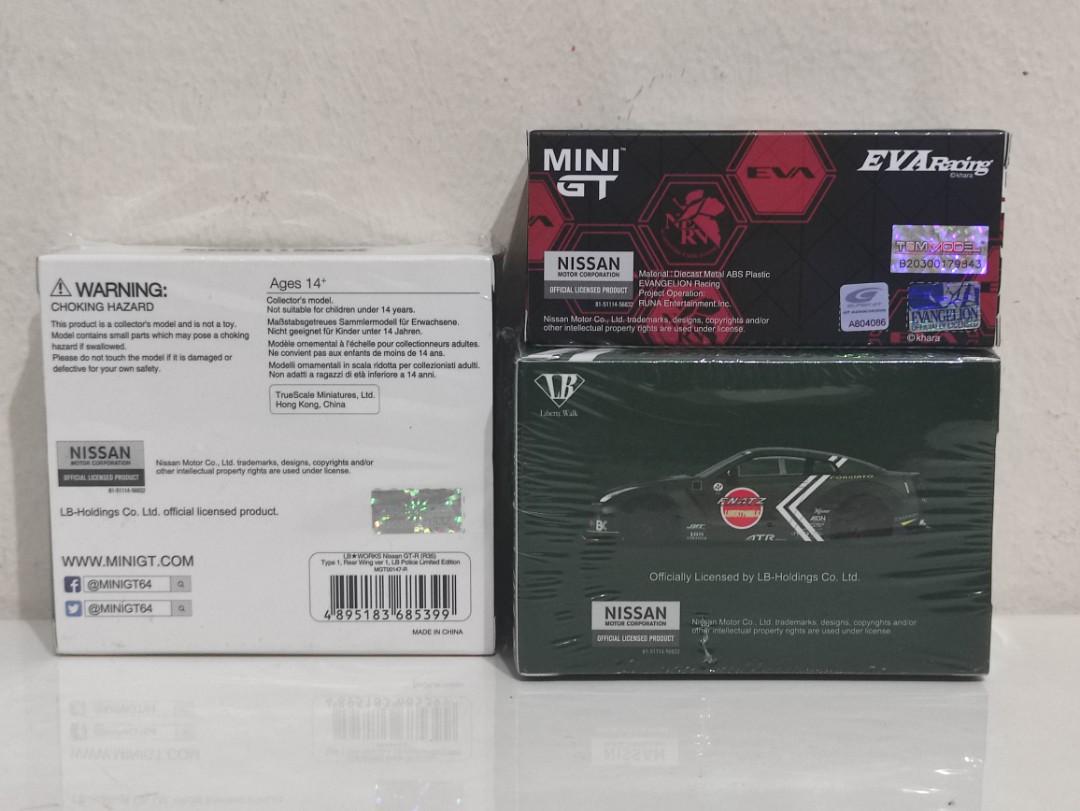 Mini GT x Pop Race - Nissan GT-R R35 Exclusives - Liberty Walk Police ...
