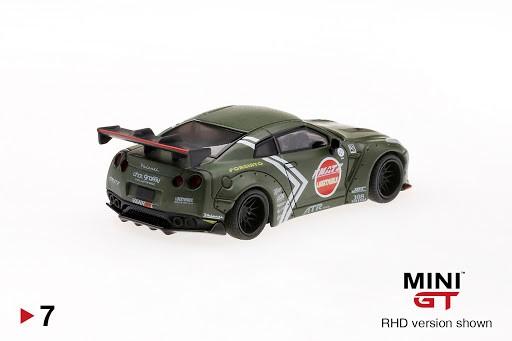Mini GT x Pop Race - Nissan GT-R R35 Exclusives - Liberty Walk Police ...
