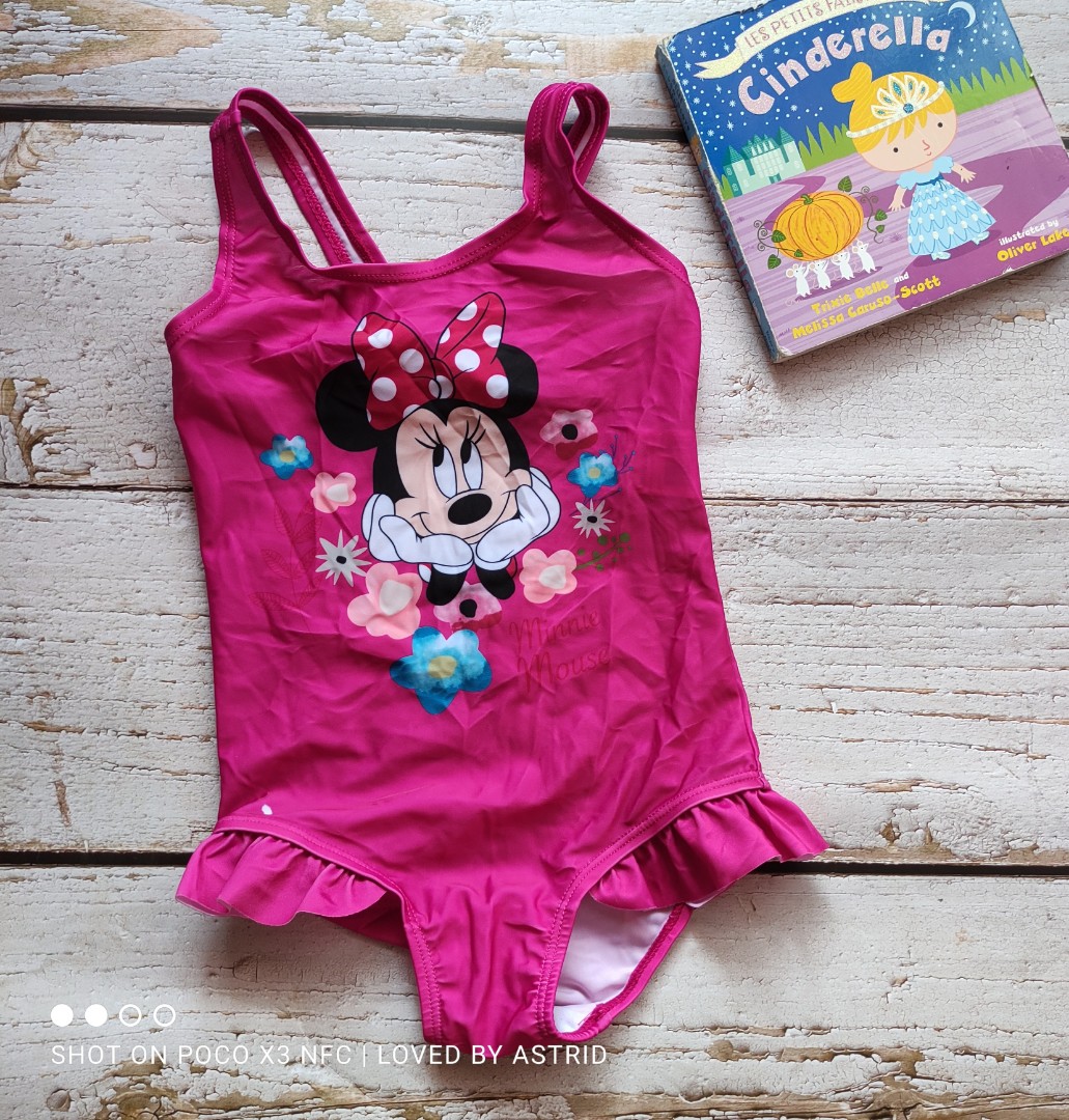Minnie Mouse Swimsuit for baby girl, Babies & Kids, Babies & Kids ...