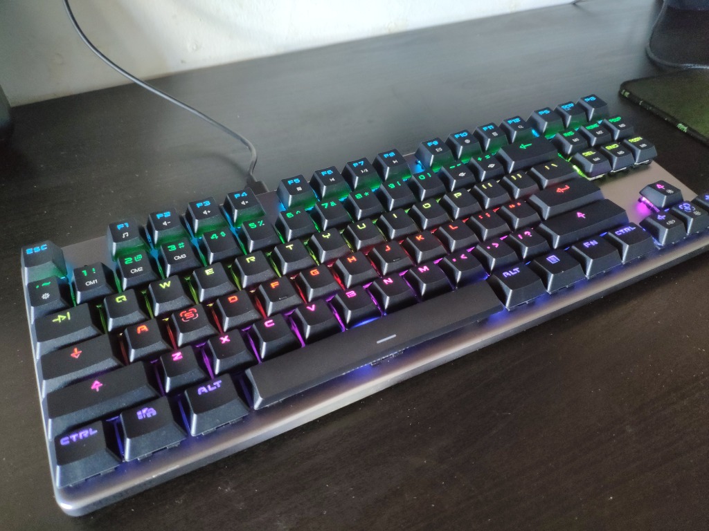 Modded Tecware Phantom L Tenkeyless Blue Switches, Computers & Tech ...