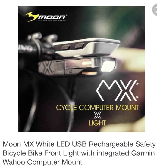 Moon MX GPS Mount Front Light (3 sets only), Sports Equipment, Bicycles ...
