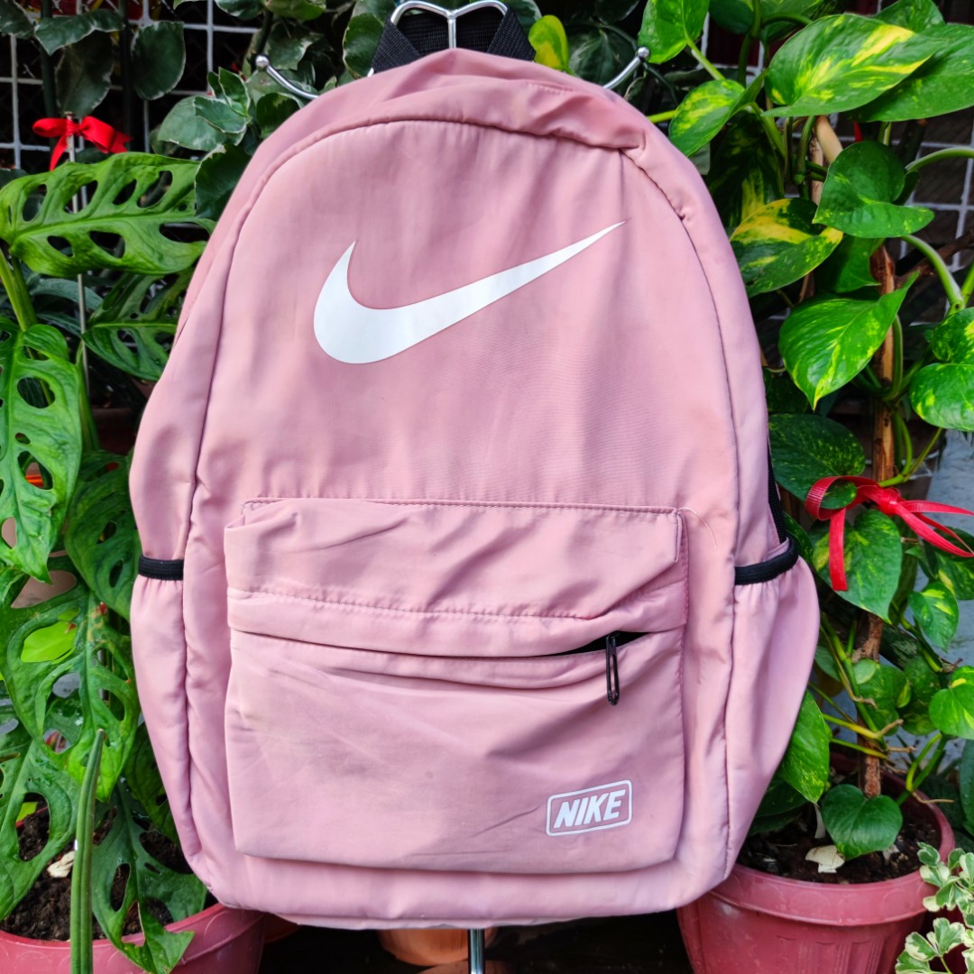 Nike Pink Backpack, Women's Fashion, Bags & Wallets, Backpacks on Carousell